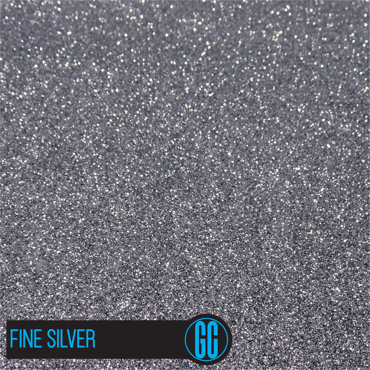 A4 Size Fine Silver Glitter Fabric – Glitter Crafts UK